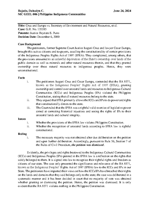 Mapping B'LAAN - NATIONAL COMMISSION FOR CULTURE AND THE ARTS ...