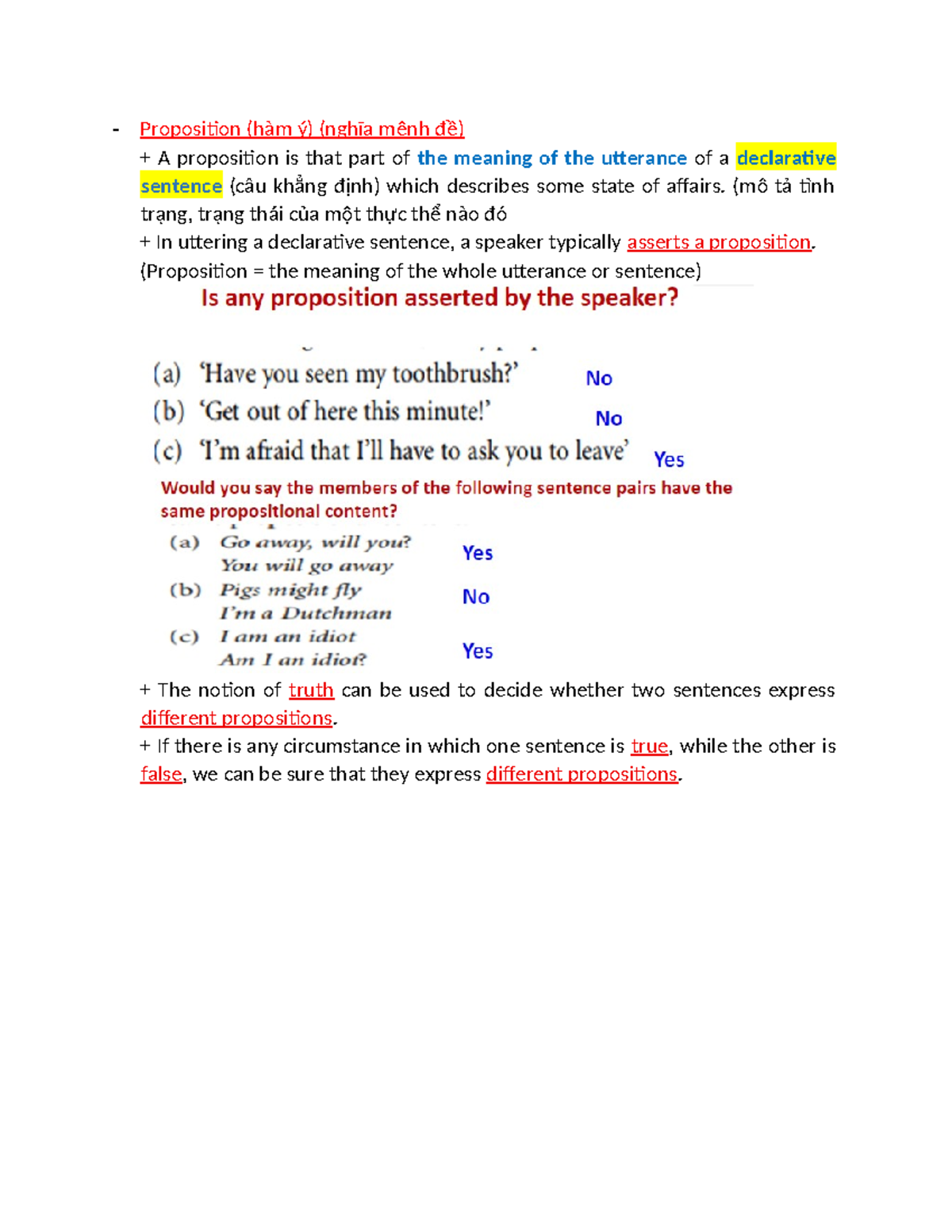 Semantic Roles - mmm - Proposition (hàm ý) (nghĩa mệnh đề) A ...