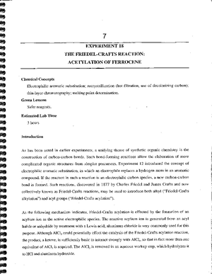 Extract - Lab report - Experiment 3: Extraction: Separation of an ...