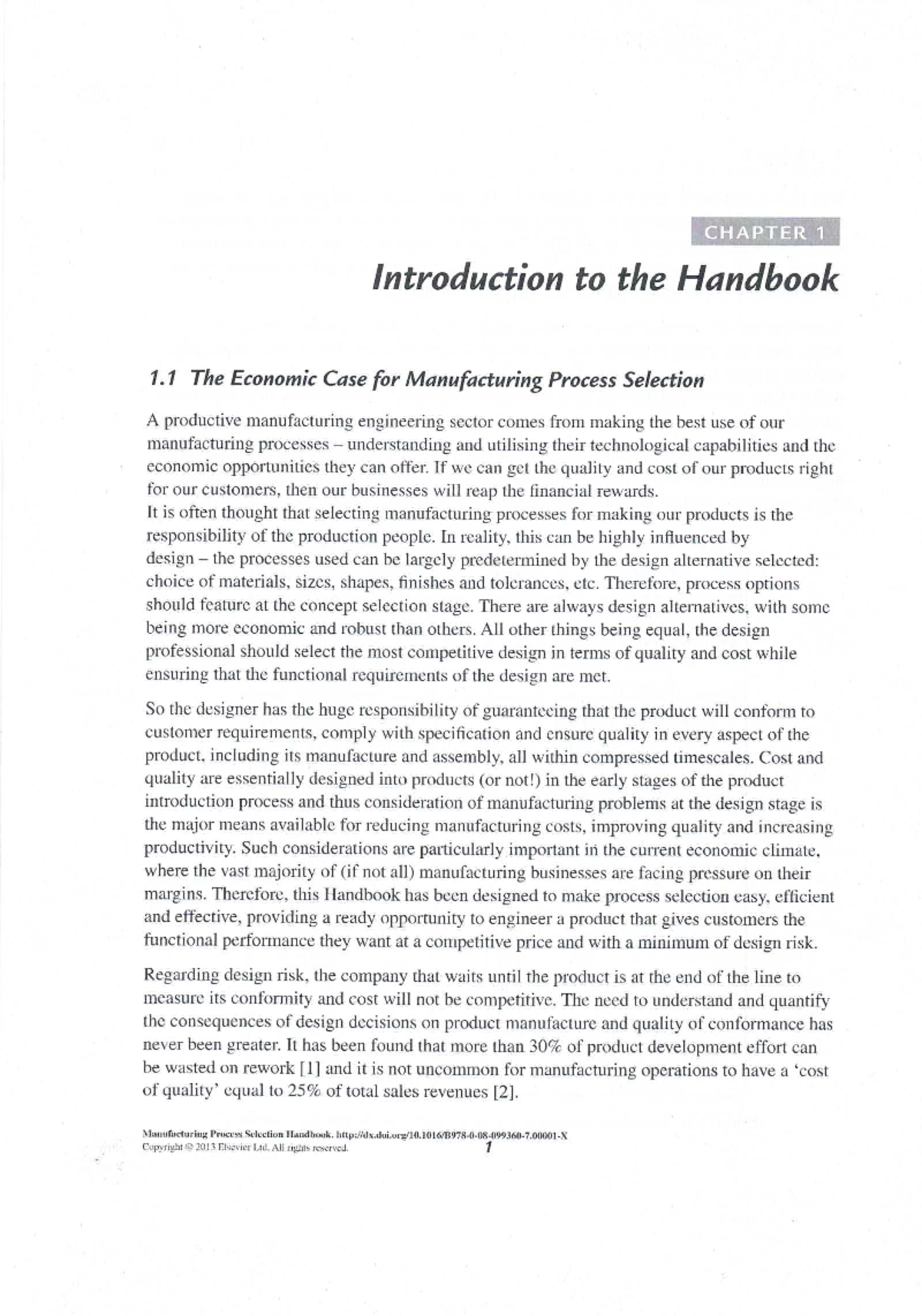 Process Selection Handbook (Odd Pages) - C09067 - Studocu