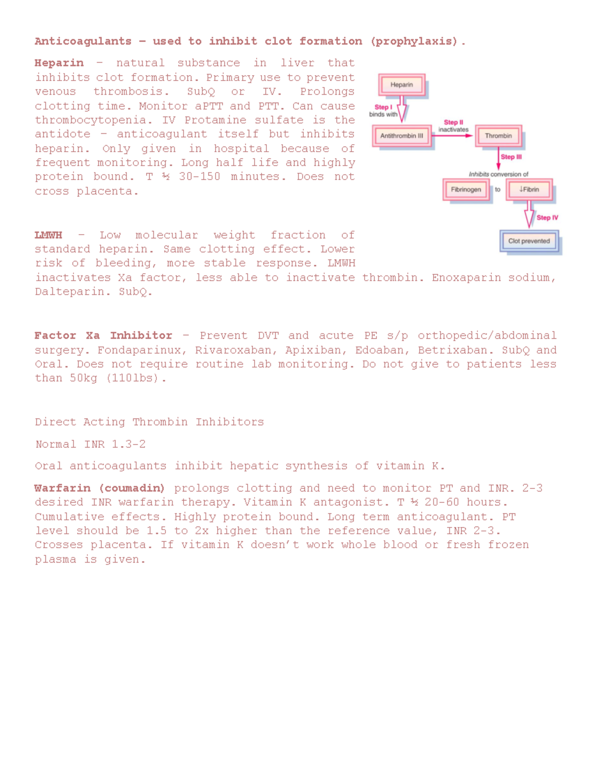 Anticoagulants - Anticoagulant - Anticoagulants – used to inhibit clot ...