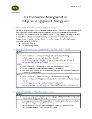 Indigenous Engagement Charter 2020 - Saskatchewan has many positive ...