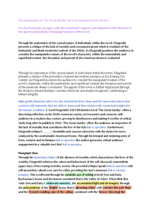 English advanced yr 11 reading to write unit - Sample Unit – English ...