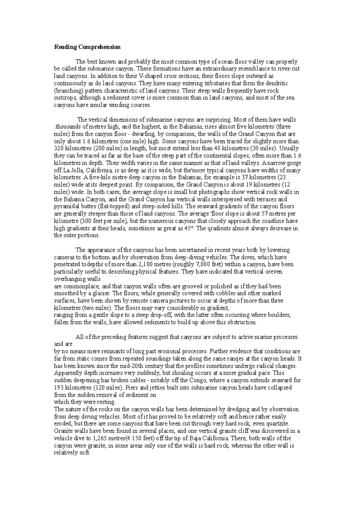 RC 5 - Assignment - Reading Comprehension The best known and probably ...