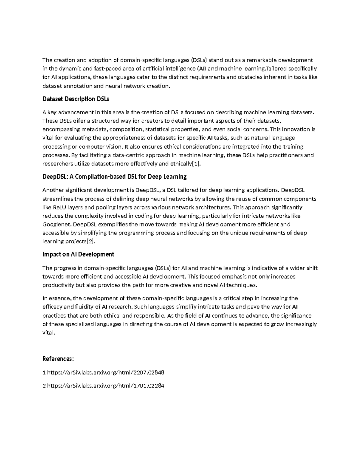 Module 1Assignment - The creation and adoption of domain-specific ...