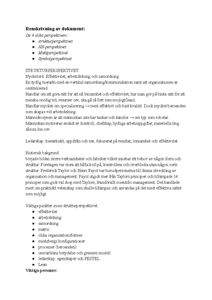 Det strukturella perspektivet - Det strukturella perspektivet ...