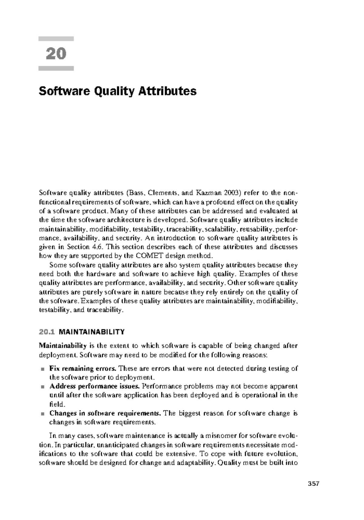 SDE7-Tutorial Notes-04 - 20 Software Quality Attributes Software ...