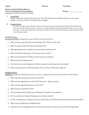 Unit 4 Columbian Exchange Project Student Handout - Complete the ...