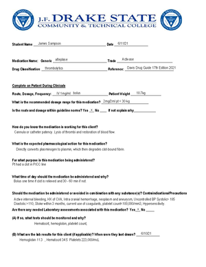 Loop diuretic Medication template - ACTIVE LEARNING TEMPLATES ...