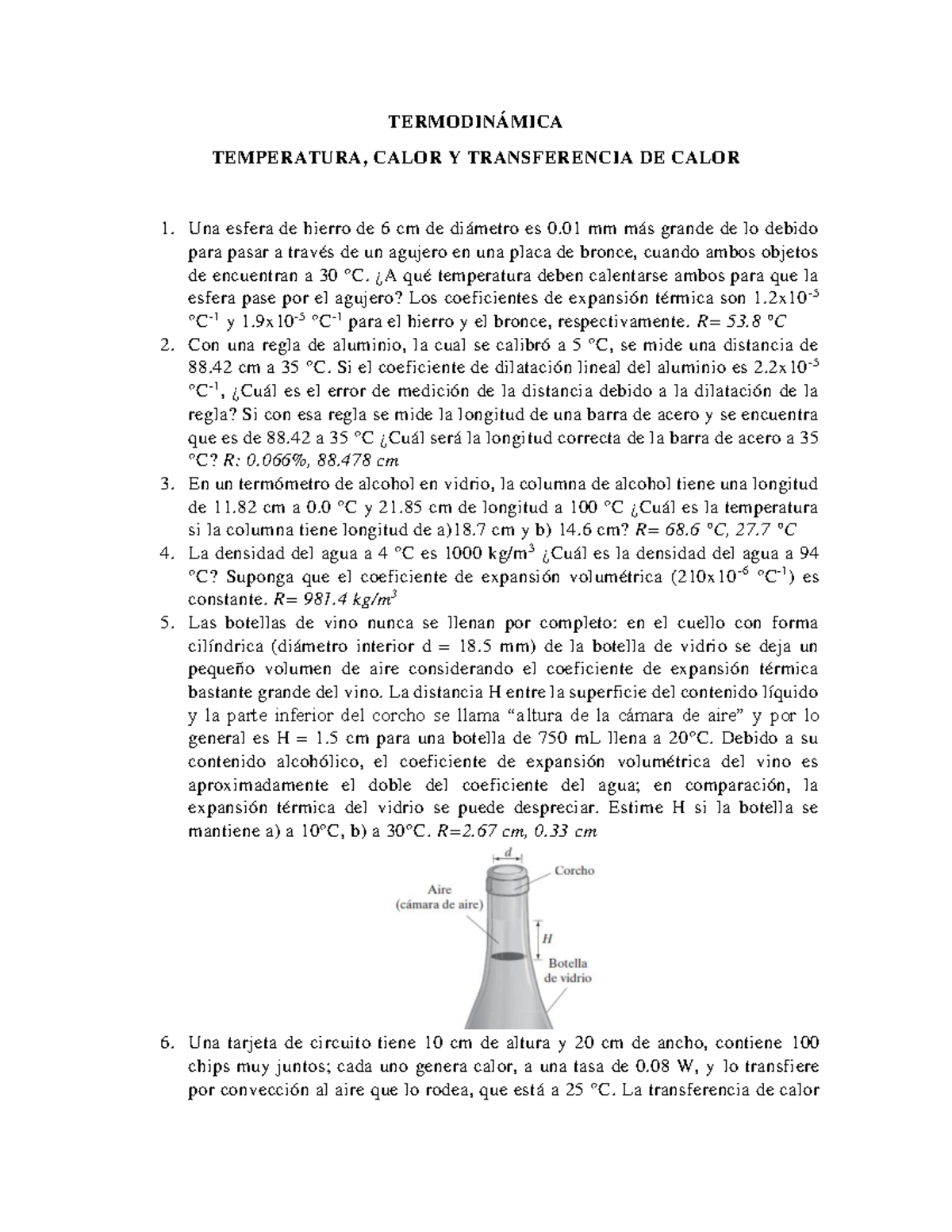 Termodinámica- térmica - TERMODINÁMICA TEMPERATURA, CALOR Y ...