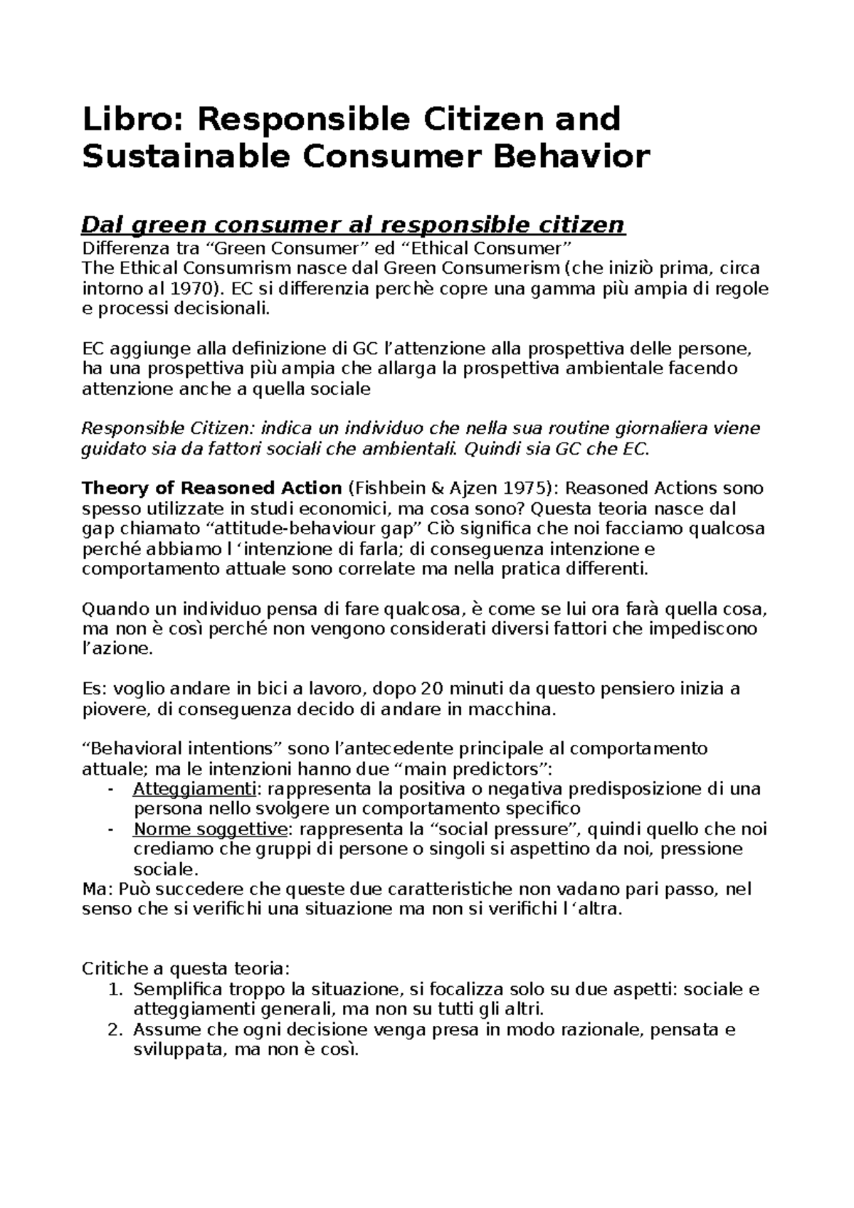 Responsible Citizen and sustainable consumer behavior - Libro: Responsible Citizen and ...