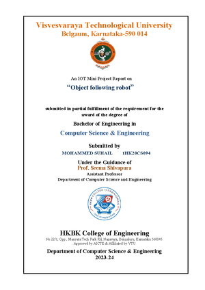 Aug-2022 - Question paper - Internet of Things - Studocu