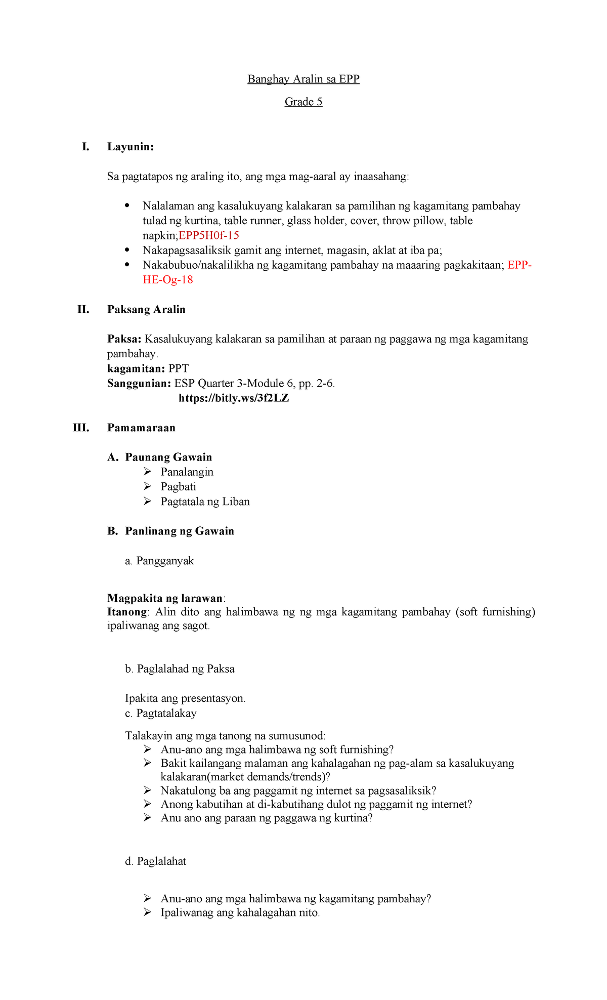 Semi-detailed-lesson-plan-in-ESP 5 - Banghay Aralin sa EPP Grade 5 I ...