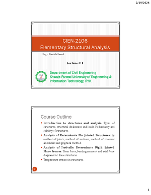 Lab 4-Curved Beam - study - Experiment No. 4 Determination of Elastic deformation of curved ...