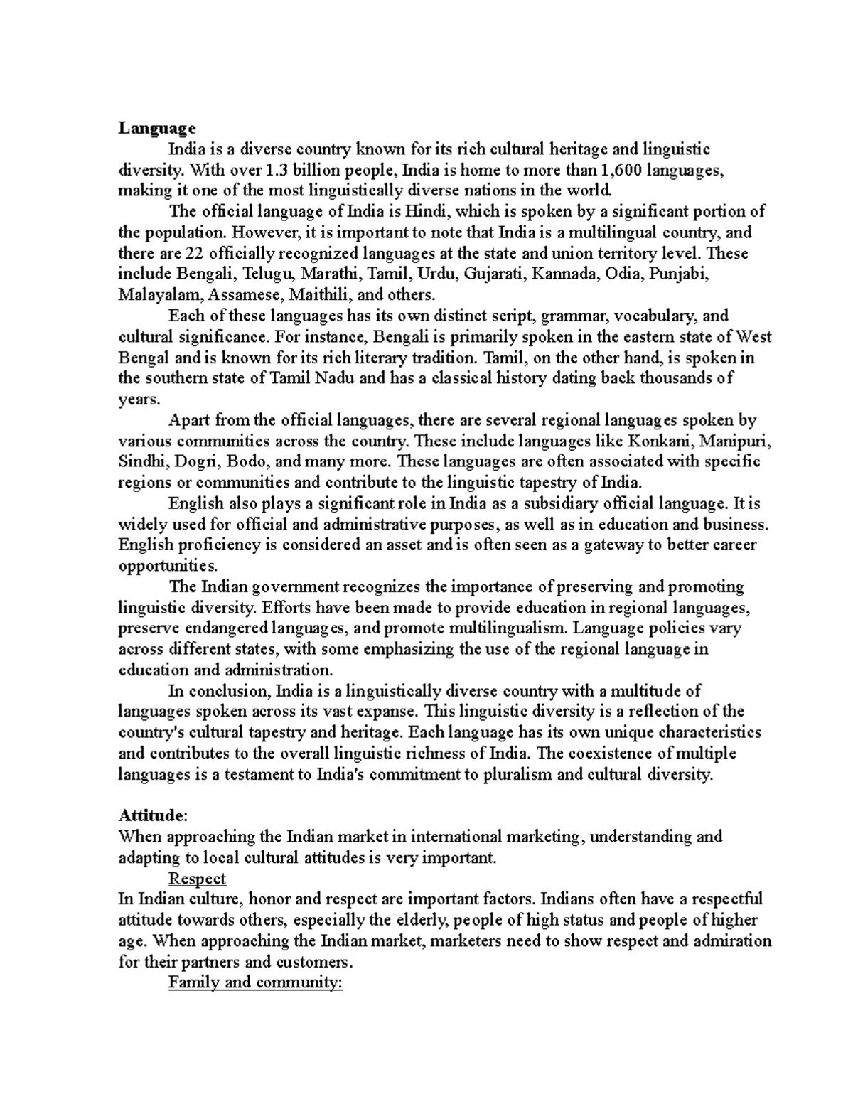 Script culture - Language India is a diverse country known for its rich ...