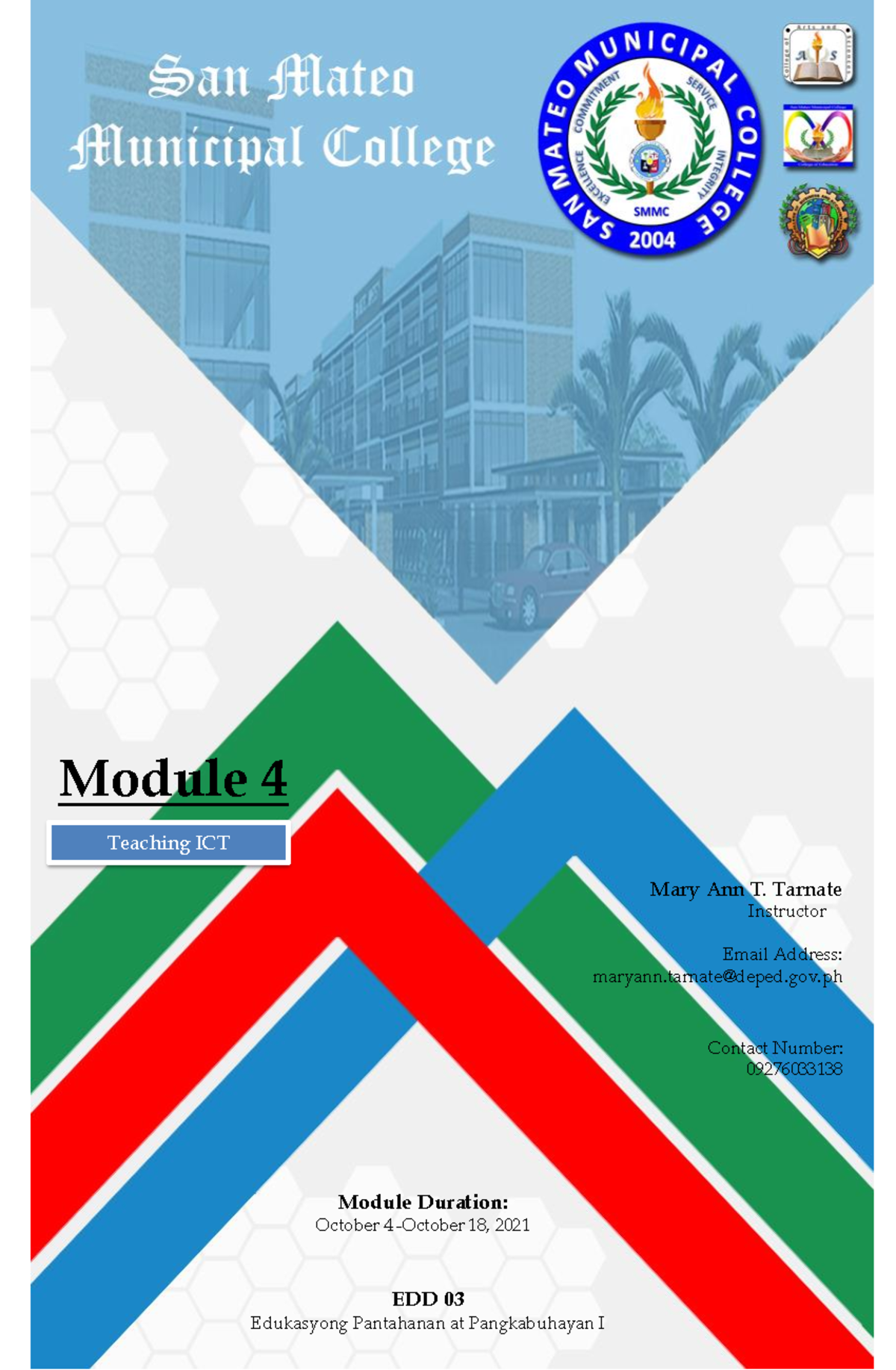 EPP Module 4 - Lecture notes - General L una St., Guitnangbayan I, San ...