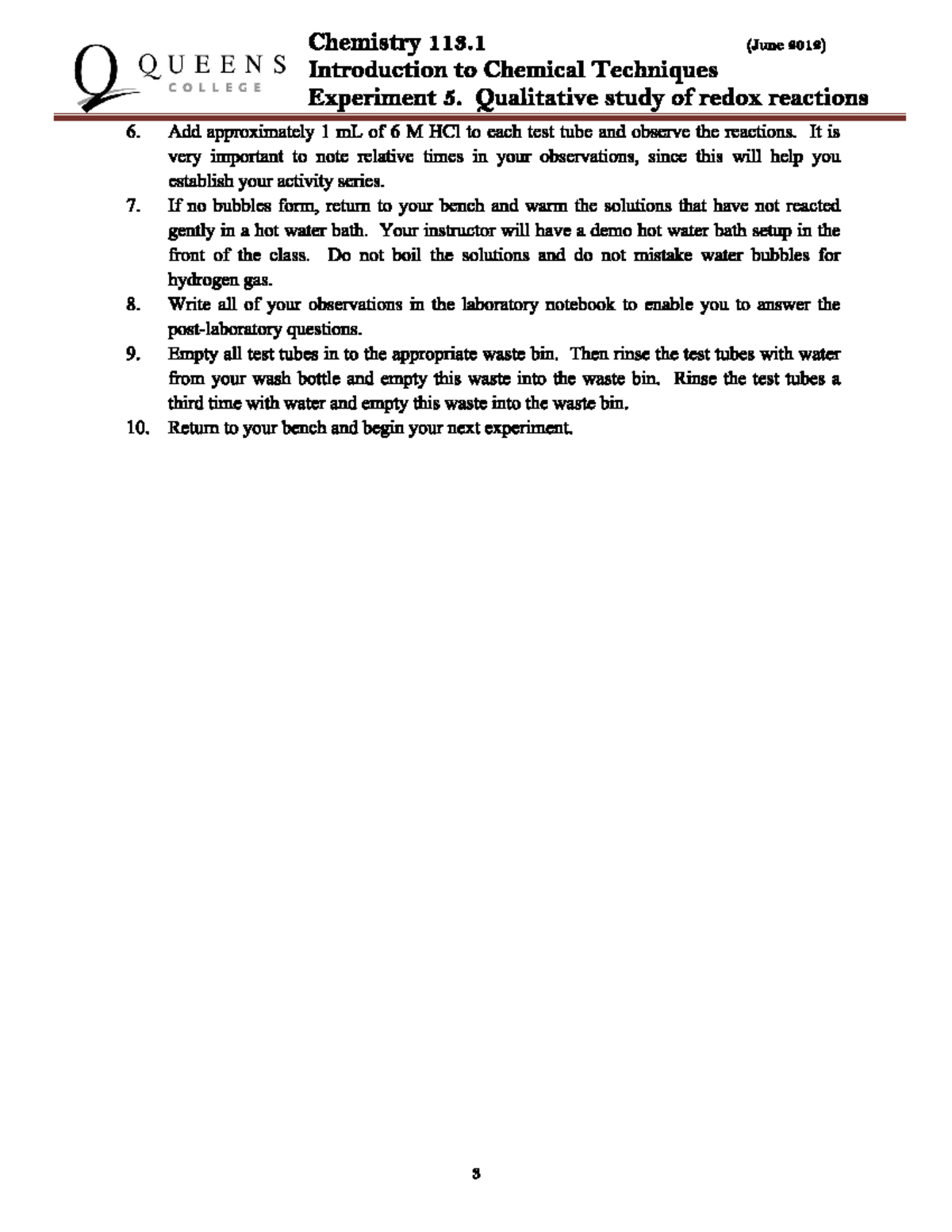 Lab files for chem - CHEM 1131 - Studocu