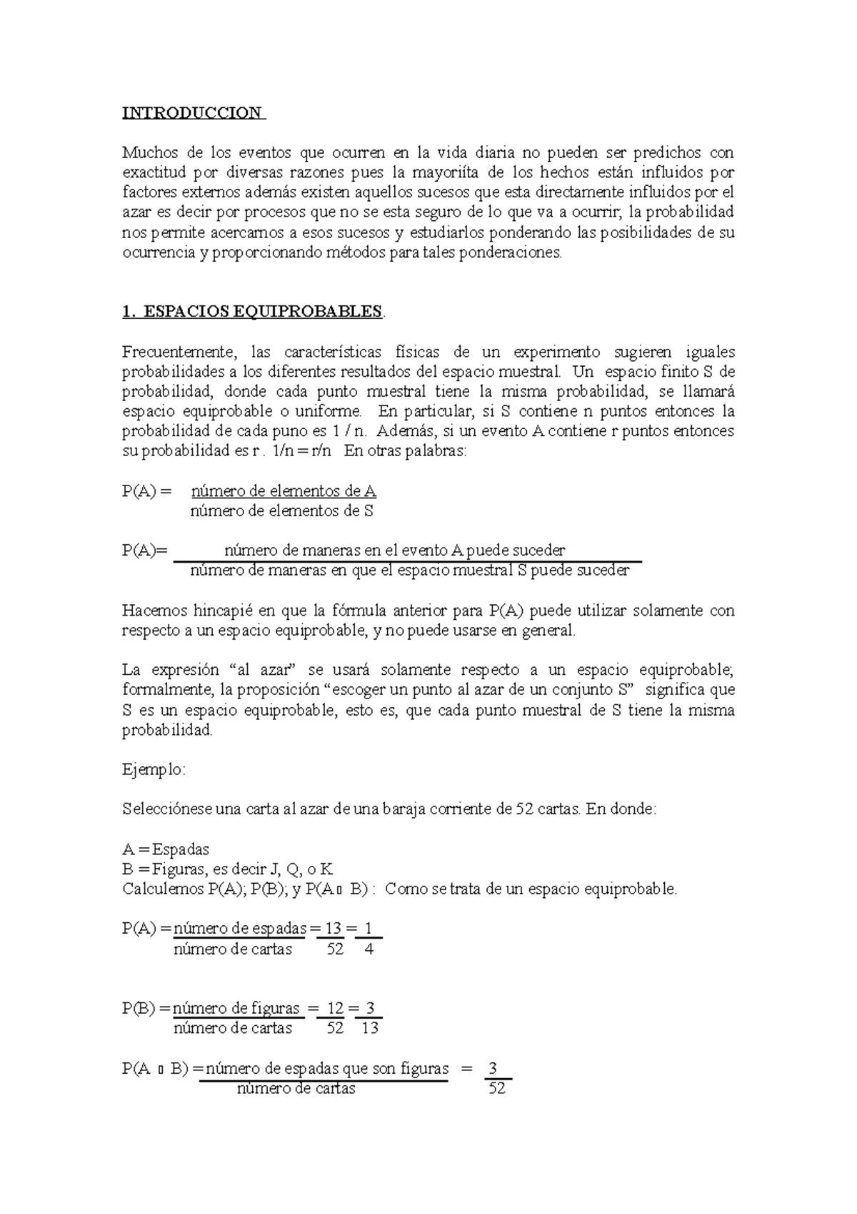 Trabajo final - FSDFSD - INTRODUCCION Muchos de los eventos que ocurren ...