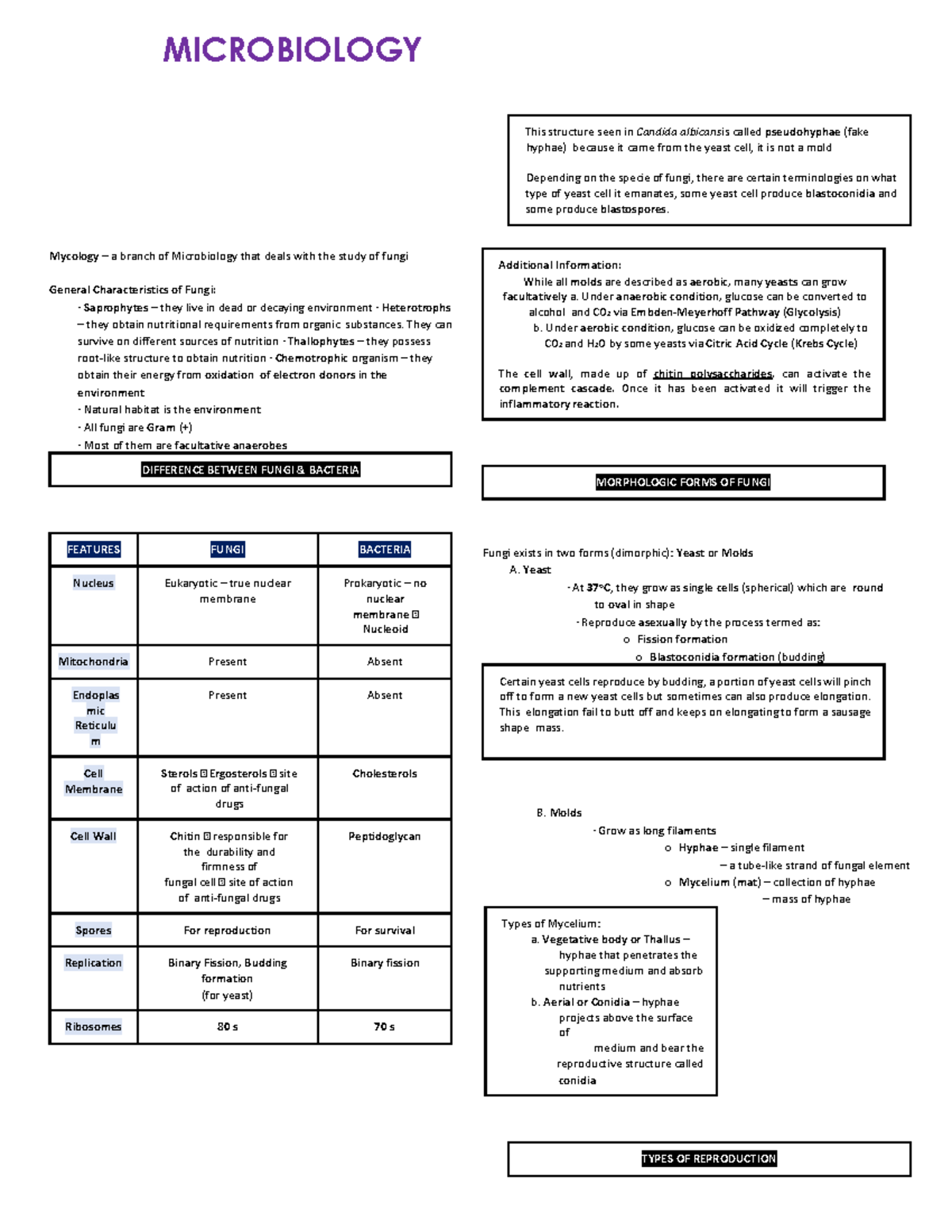 NUR Microbiology-1-2 - NOTES OF NUR Microbiology-1-2 - MICROBIOLOGY ...