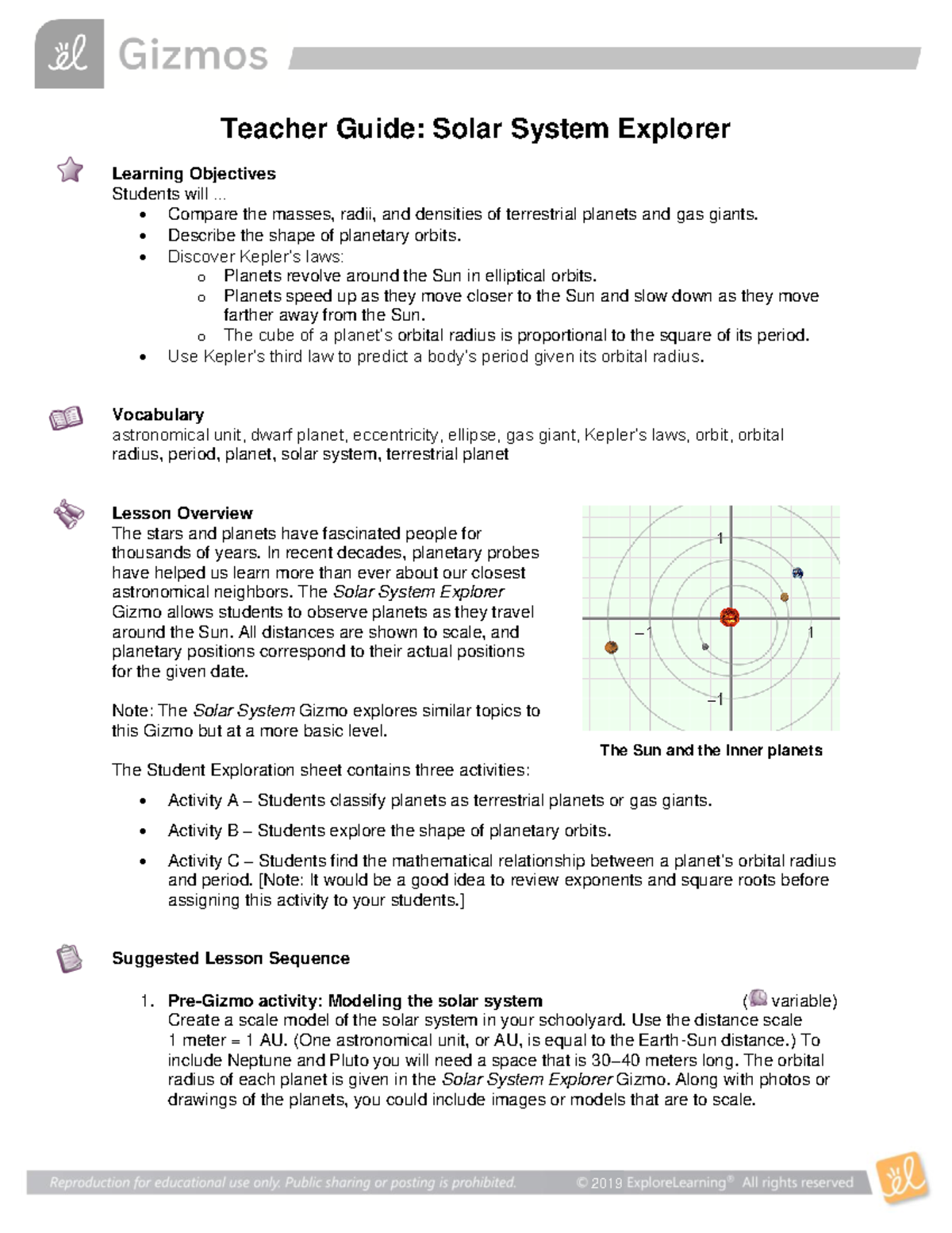 Solar System Explorer TG - Teacher Guide: Solar System Explorer ...
