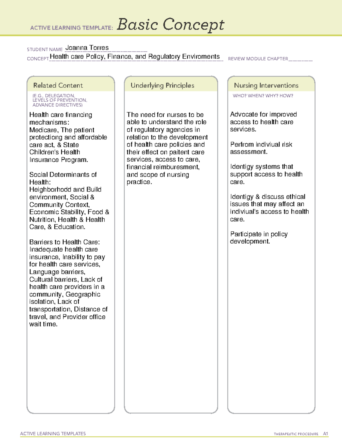 ALT Basic Concept - Remediation assignment - ACTIVE LEARNING TEMPLATES ...