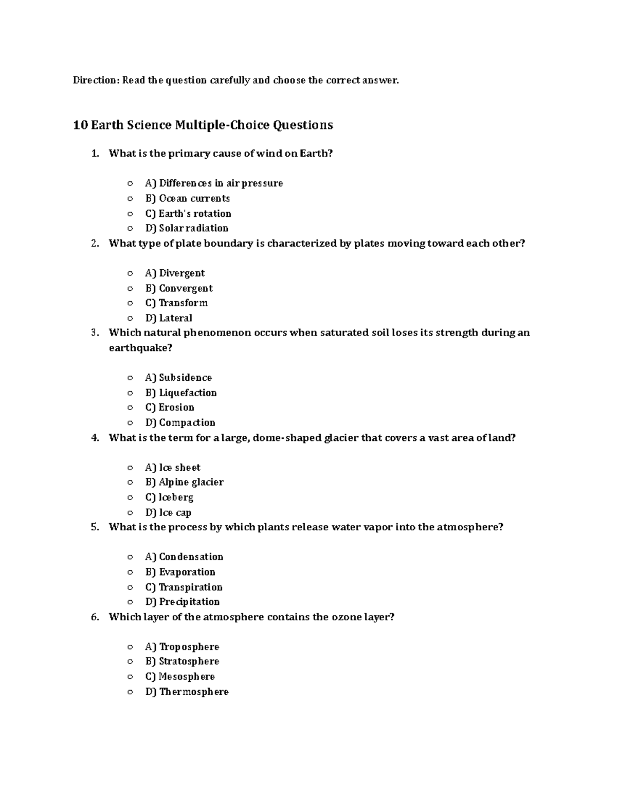 AA3 - This set highlights fundamental Earth science processes ...