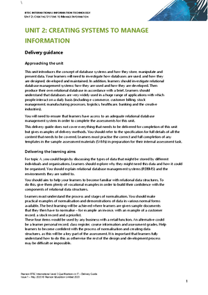 U5 01 Models and Decision Making - Unit 5 Data Modelling Assignment 1 ...