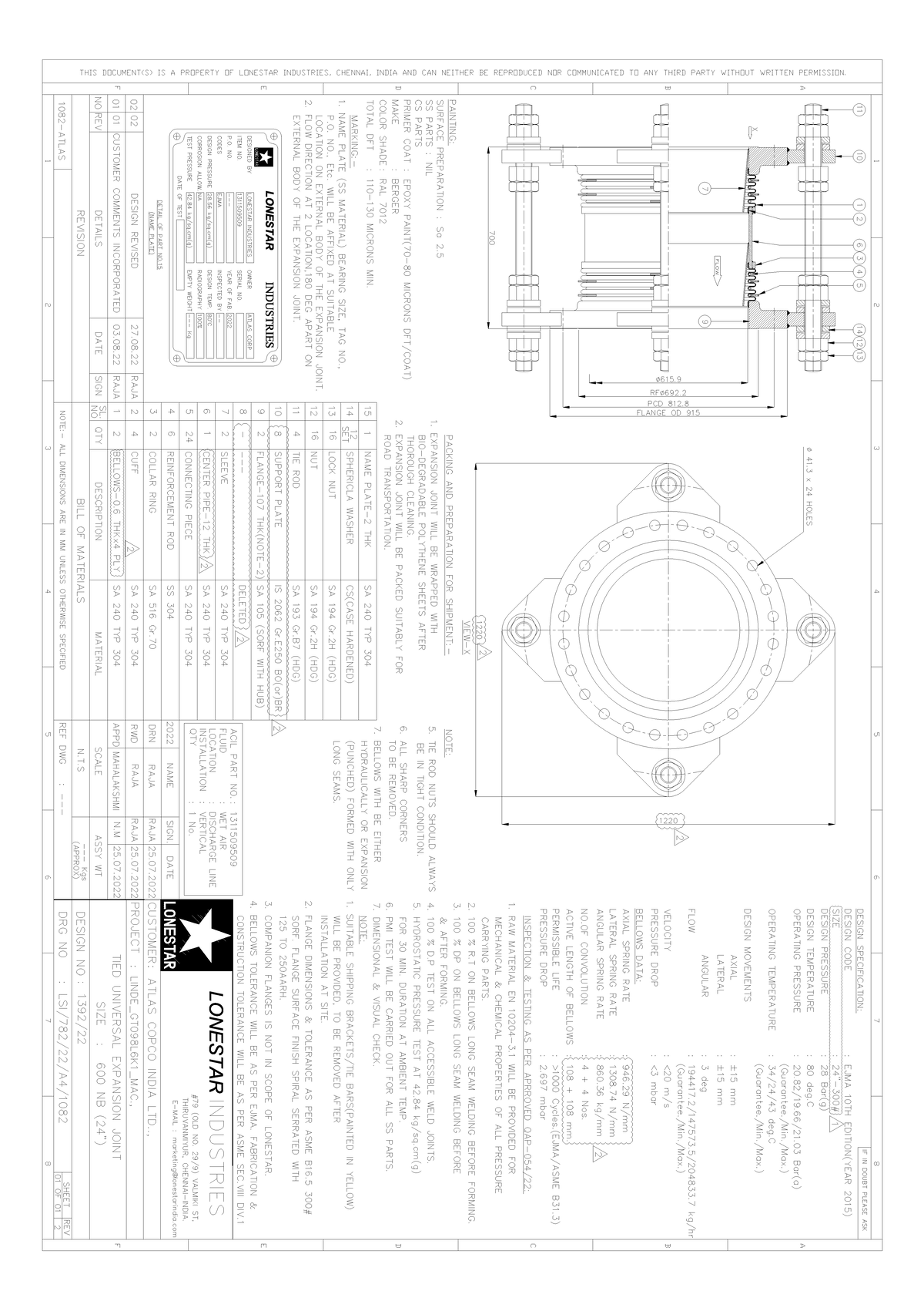 1082- Atlas-600 NB-R2-Model - Mechanical engineering - Studocu