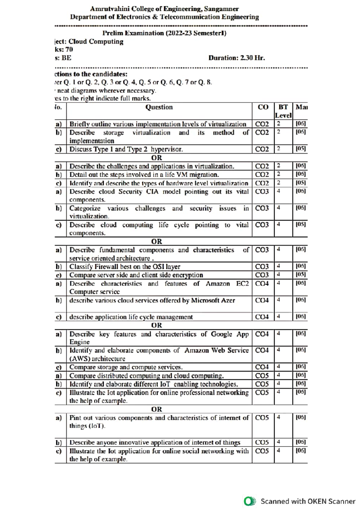 Cc Merged Cloud Computing Lecture Notes Electronics And