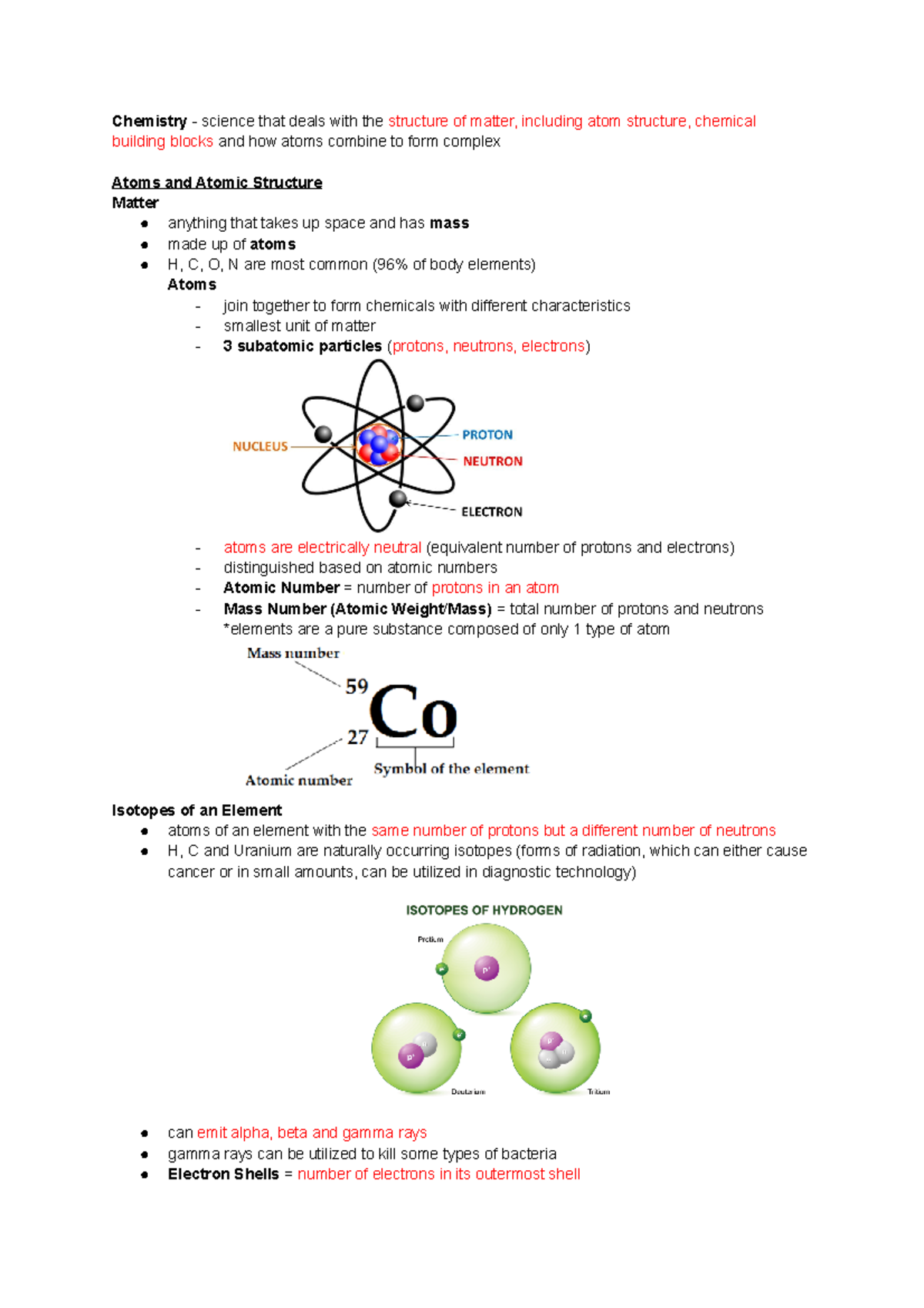 2 - Chemical Principles - Chemistry - science that deals with the ...