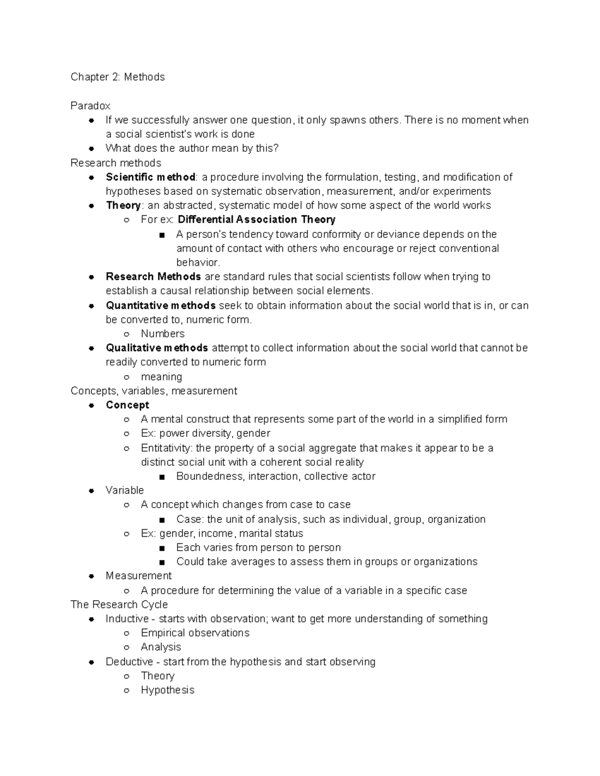 Soc 2 - Intro to Sociology Oklahoma State University - Stillwater ...
