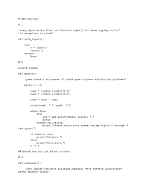 MId term review - from tkinter import Button, Tk from tkinter import ...