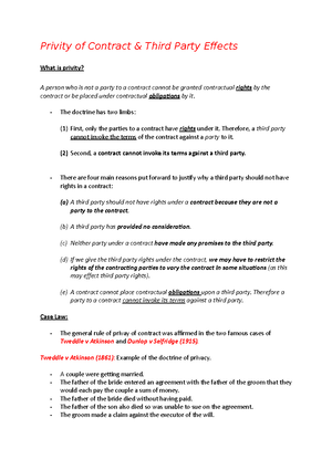 2.) The foundations of a contract - The Law of Contract: What is a ...