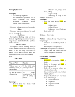 Philo essay (environment) - “The world is in our hands” Messy, weird ...