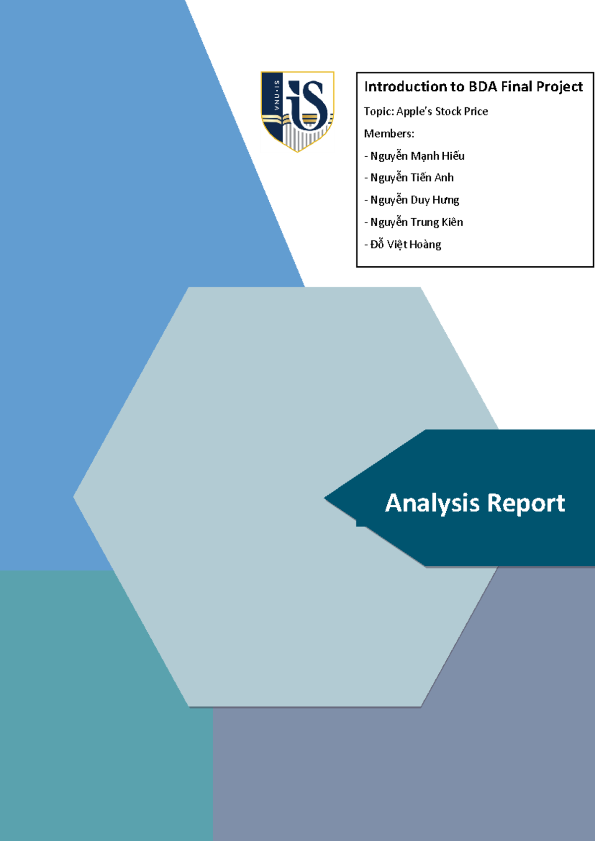 Introduction-to-BDA tiểu luận - Analysis Report Introduction to BDA ...
