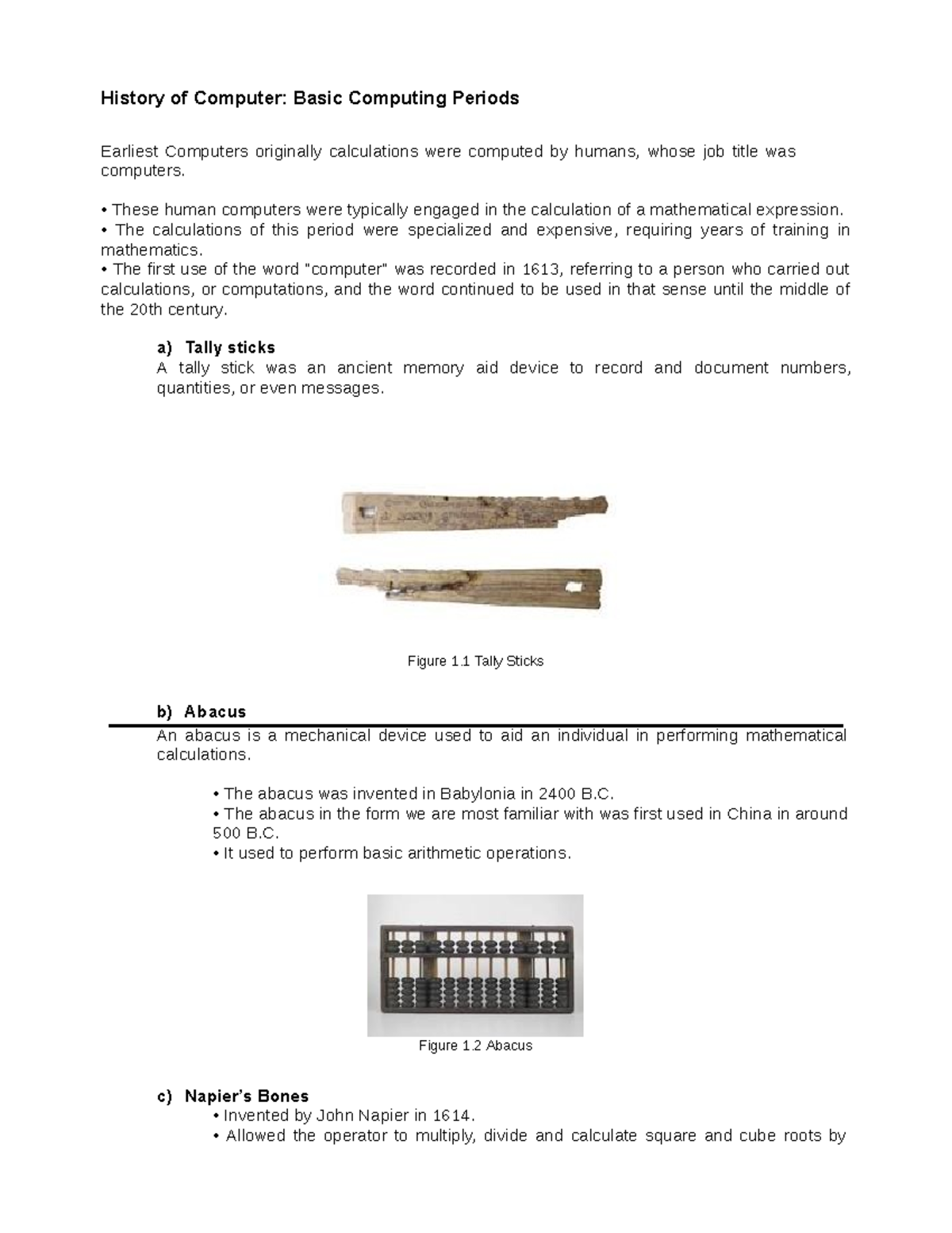 History-of-Computers - History of Computer: Basic Computing Periods ...