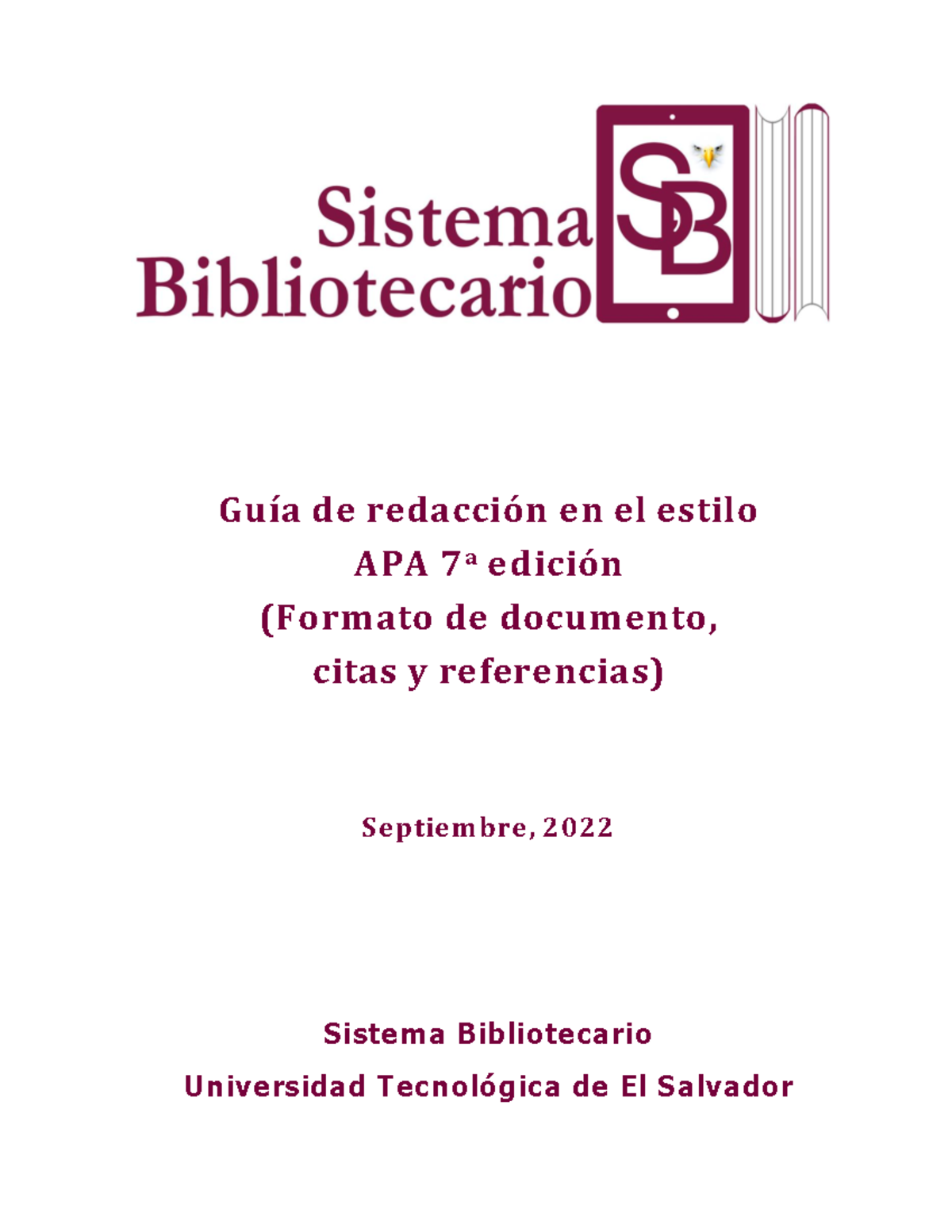 APA-7Ed - Apa - Guía de redacción en el estilo APA 7 a edición (Formato ...