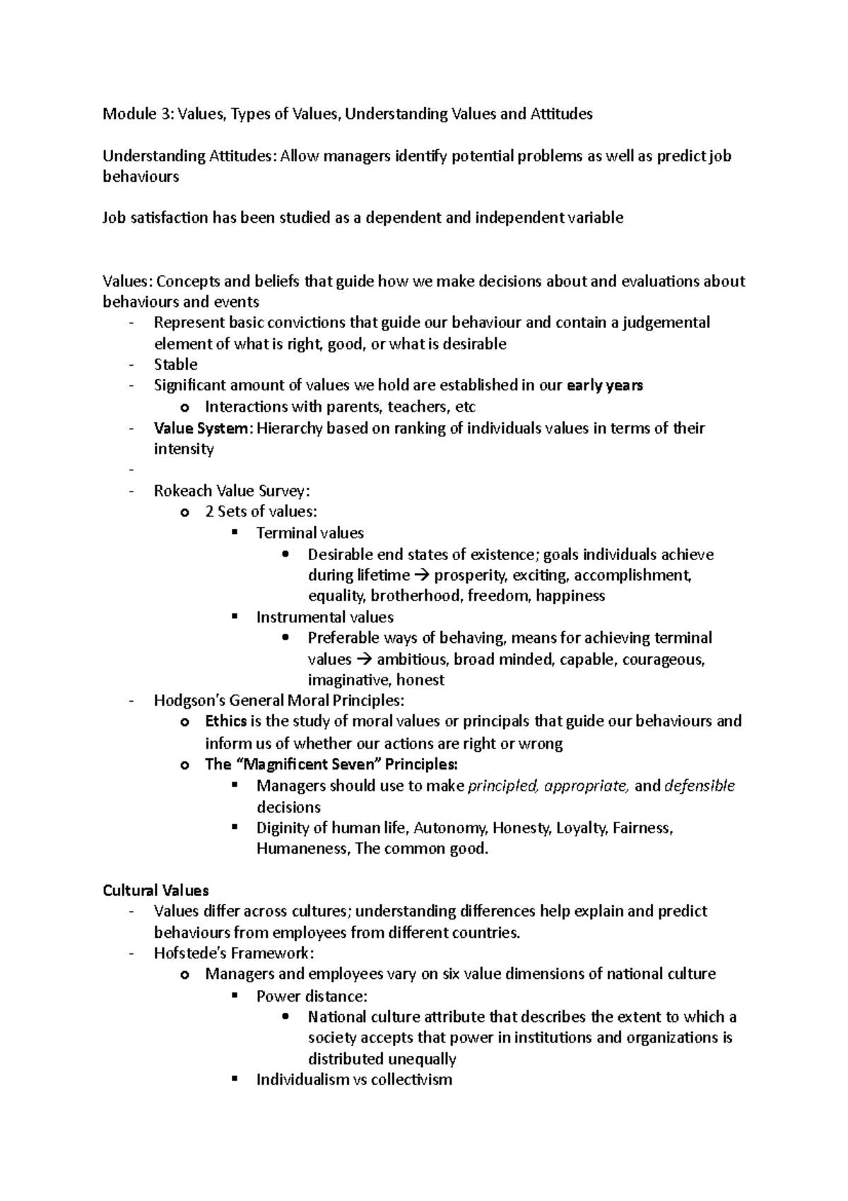 Module 3 - Lecture notes 3 - Module 3: Values, Types of Values ...