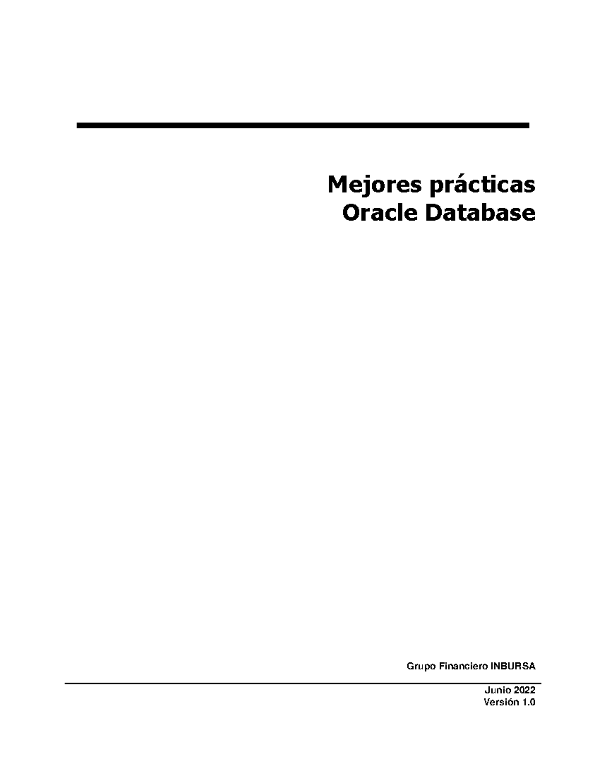Mejores prácticas Oracle Database v2-1 - Mejores pr·cticas Oracle ...