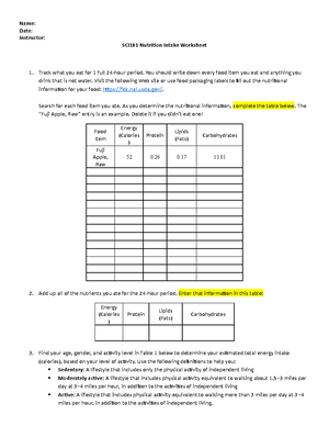 2018 0322211248 sci103 lab3 updated 1801a - Name: Date: Instructor’s Name: Assignment: SCI103 ...