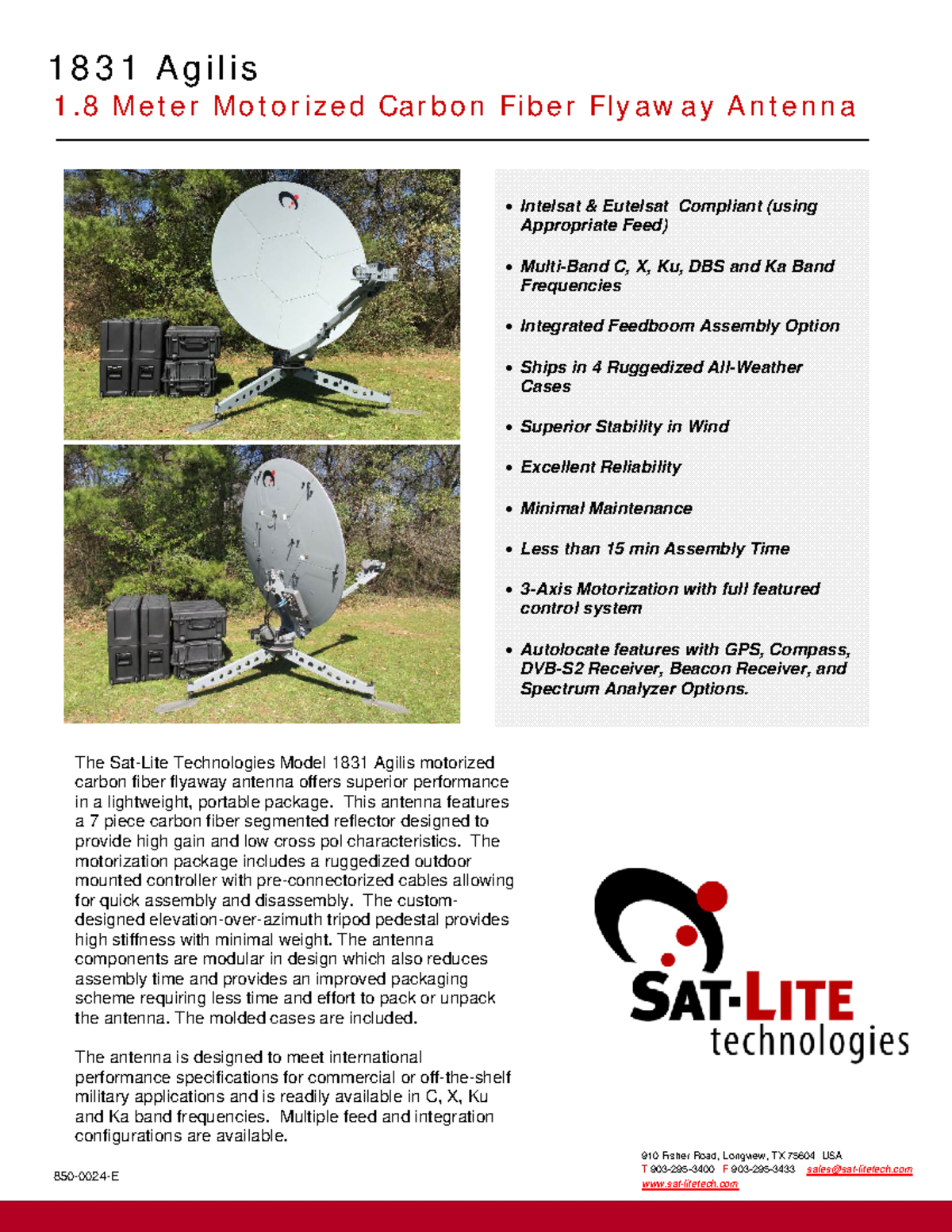 Flu Away caracteristicas - 1831 Agilis 1 Meter Motorized Carbon Fiber ...