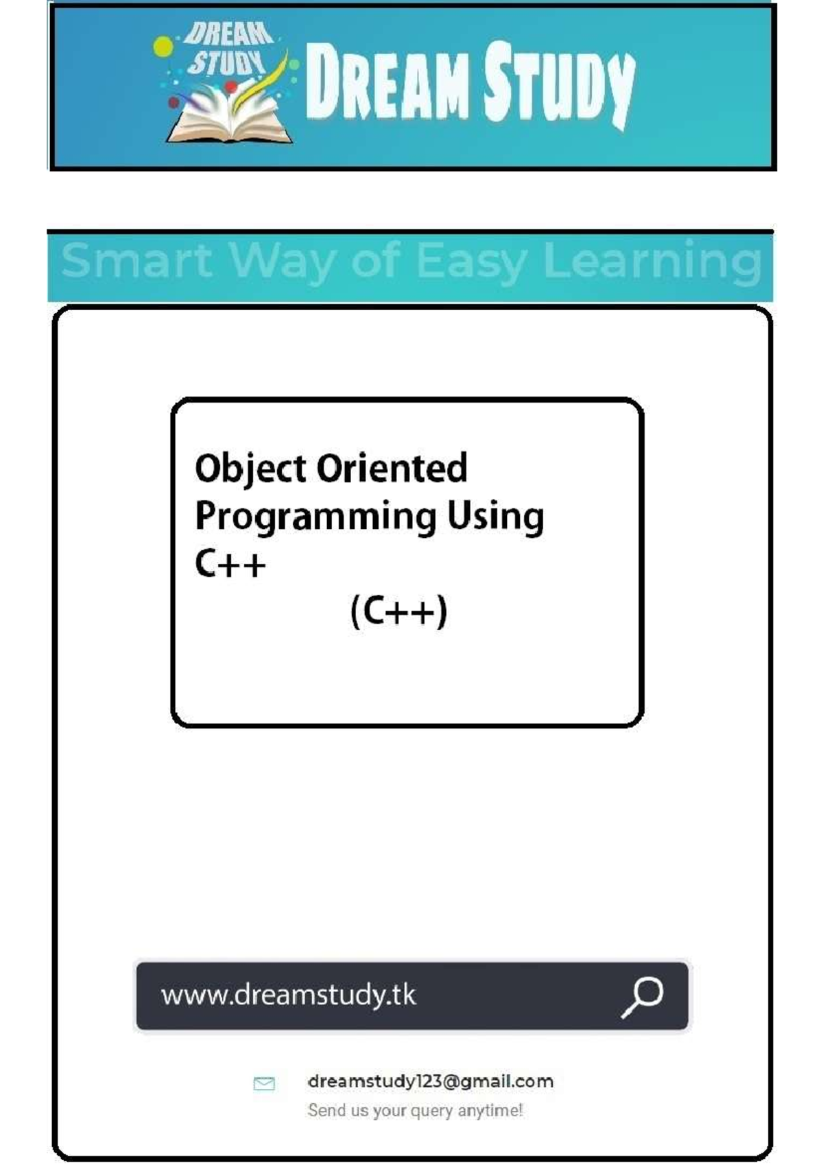 C++ (six in one) - DREAM STUDY DREAM STUDY Smart Way of Easy Learning ...