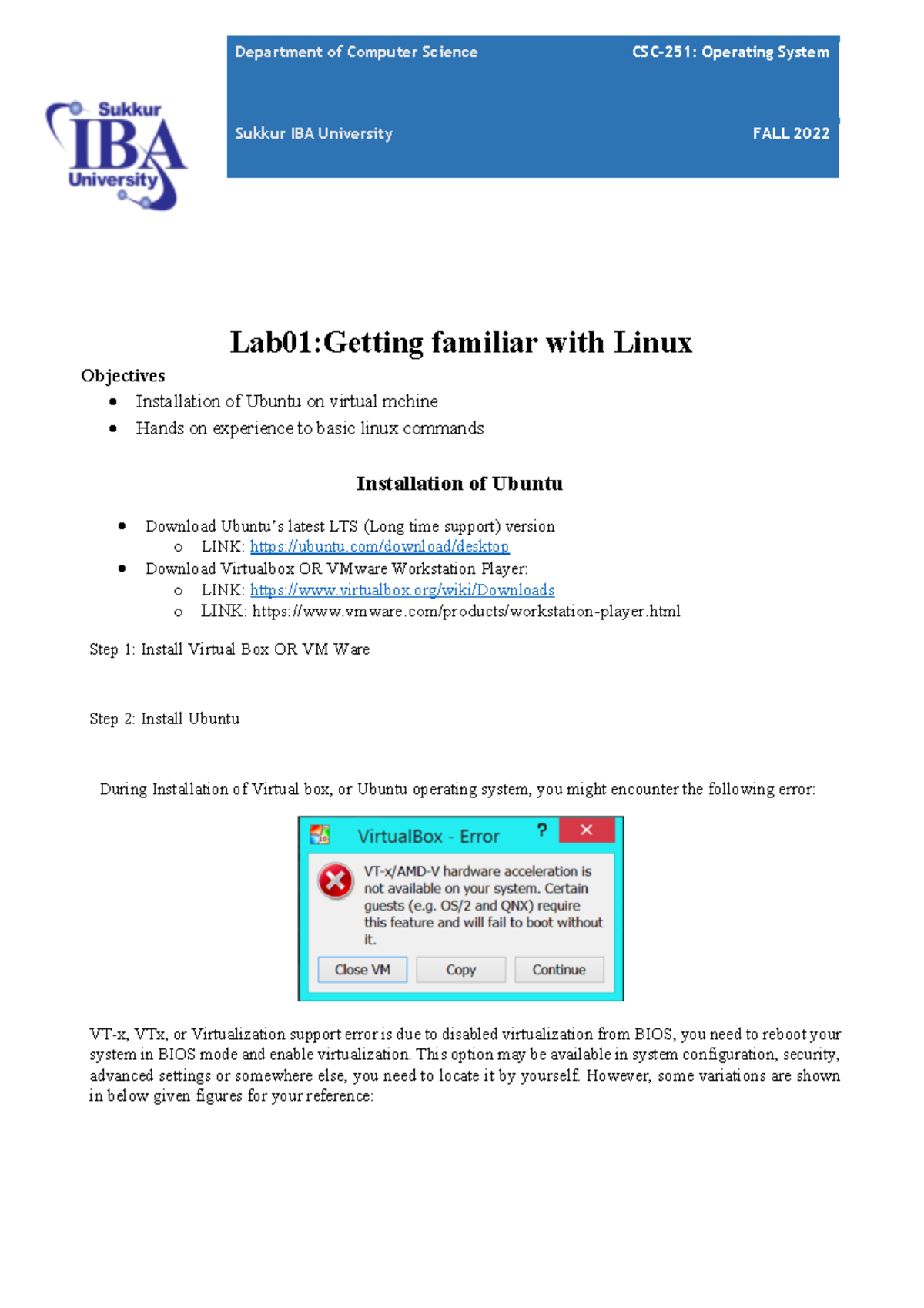 OS LAB 1 F22 - .dakds dsaksdk akdsmf fkf fkwm kasfmkf - Lab01:Getting familiar with Linux ...