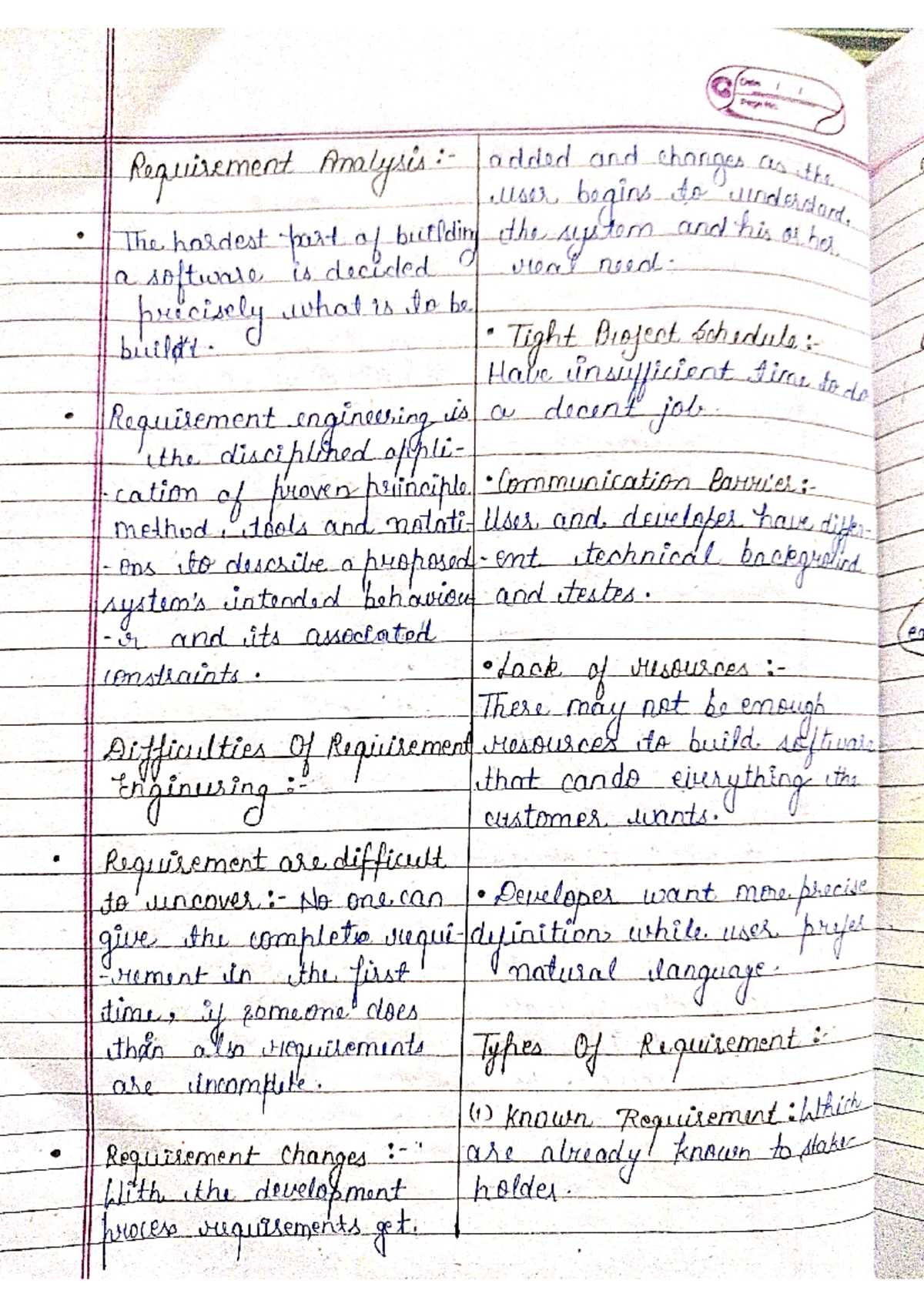 Software Engineering 2nd - Btech Computer Science - Studocu