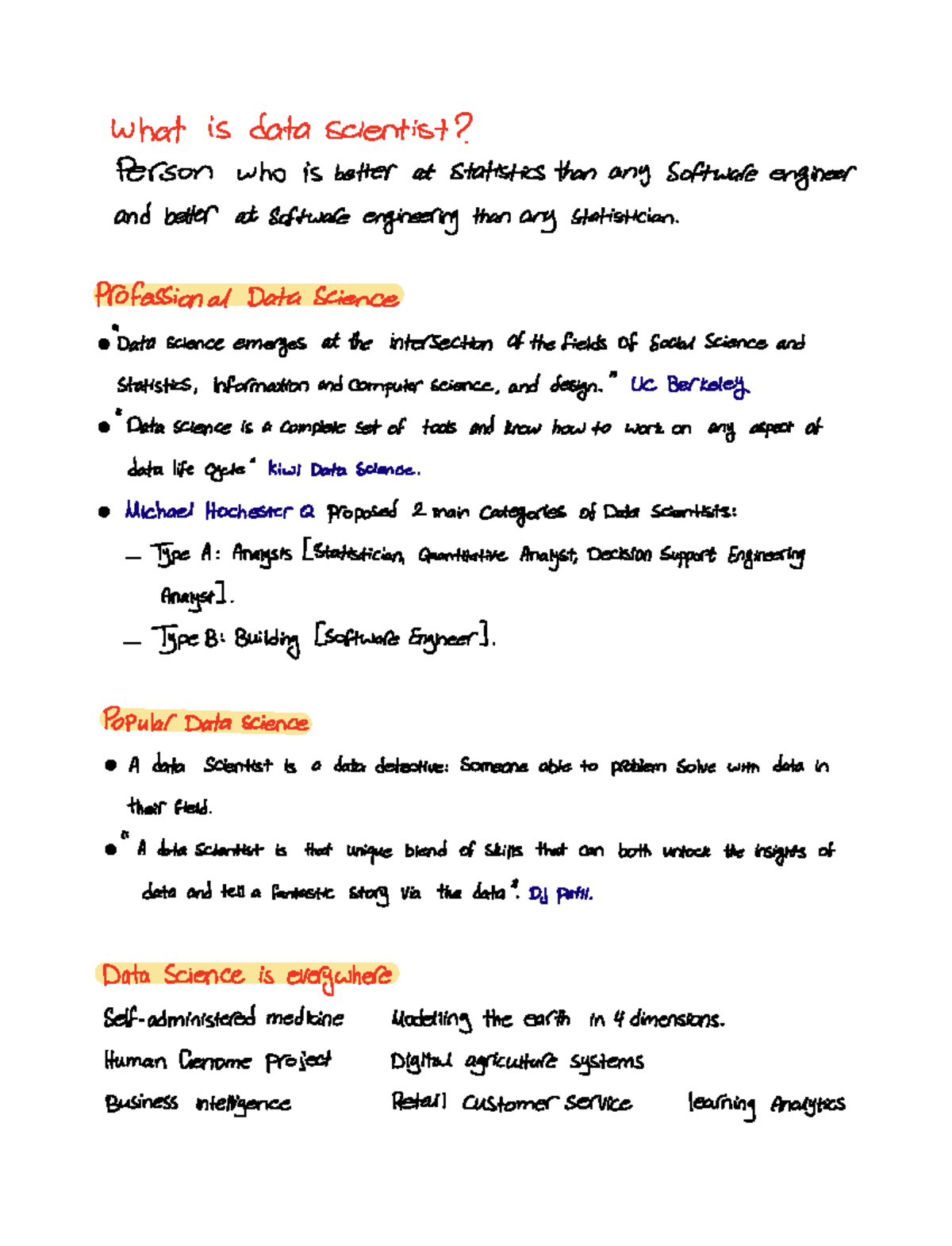 Week 1 Design Of Experiments What Is Data Scientist Person Who Is Better At Statisticsthanany