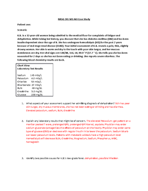 NRSG 201 M3 AKI Case Study (2022) - NRSG 201 M3 AKI Case Study Patient ...