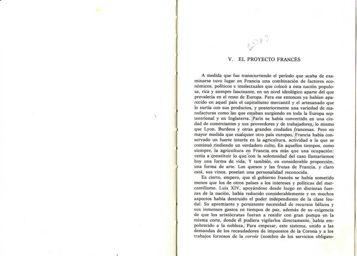 Unidad 3 - Galbraith capitulo 005 - 3 V. EL PROYECTO FRANCÉS A medida ...