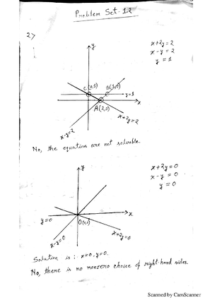 Lecture - 3 - Applied linear algebra - Gaussian Elimination Consider a ...