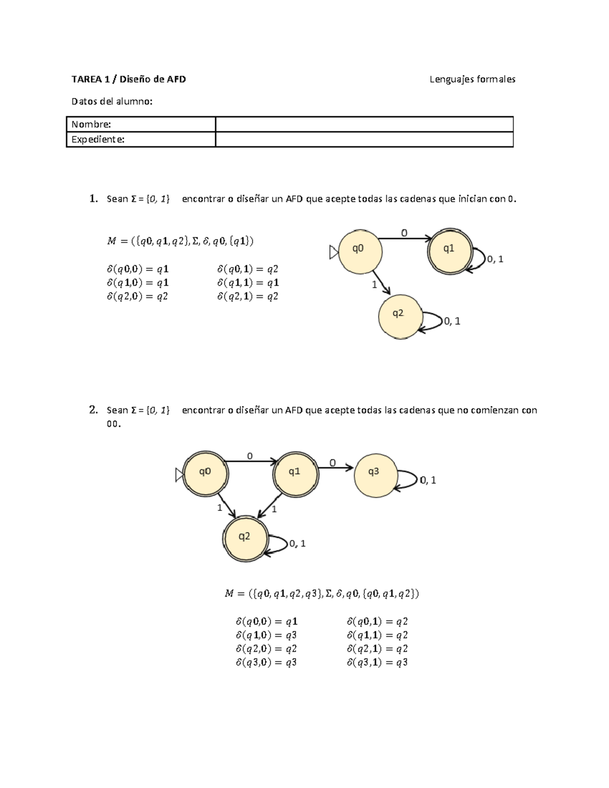 Tarea 1 Lenguajes Formales Warning Tt Undefined Function 32 Warning Tt Undefined Function
