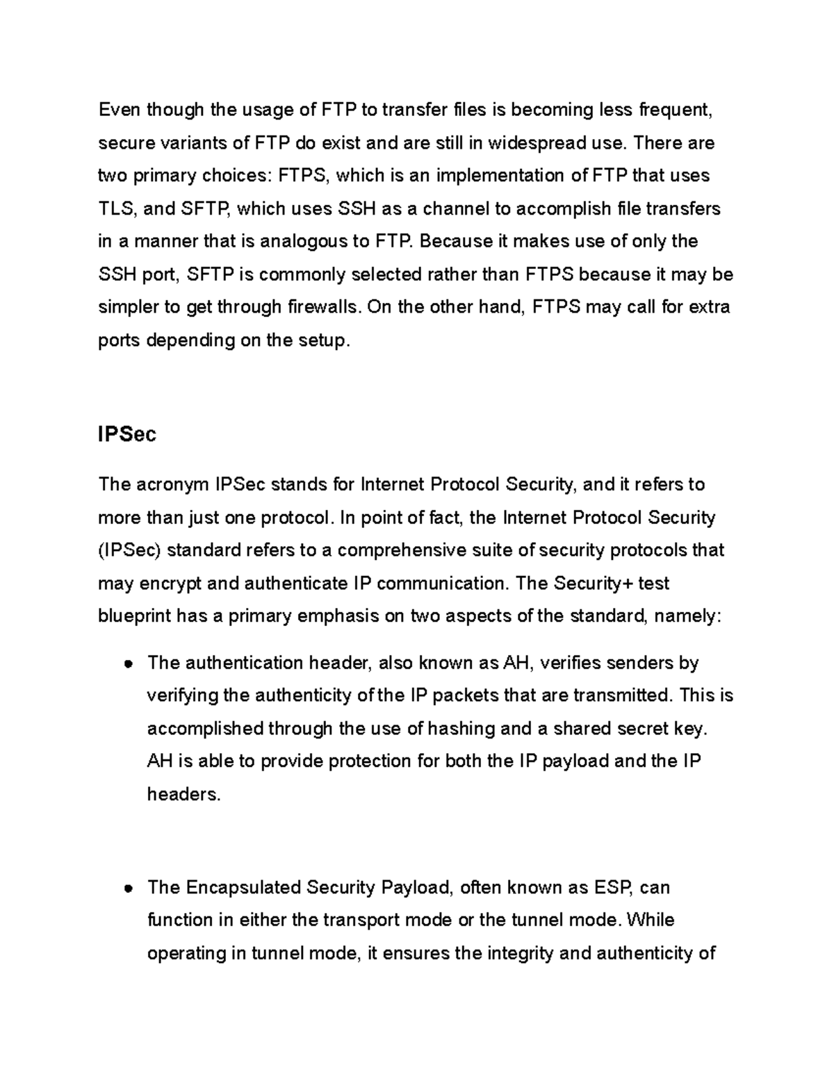 Comp TIA Security+ Study Guide Exam SY0-601 - Chapter 12 - Network ...